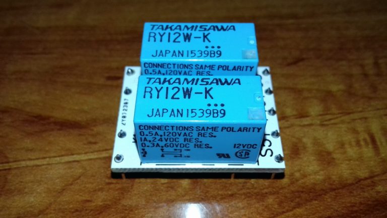 Replacement of RL1 LZN4 Omron relay in TS-830S – LZ5ZM